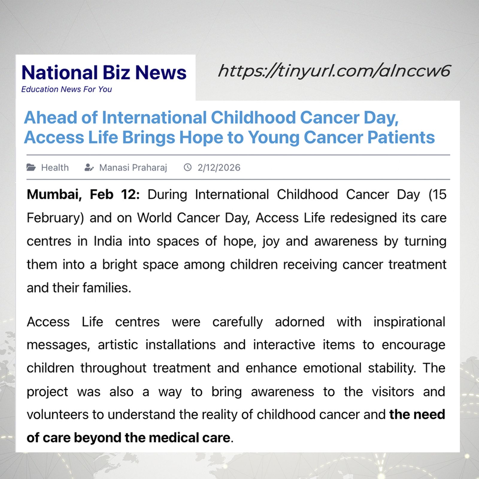 Media - Access Life Assistance Foundation